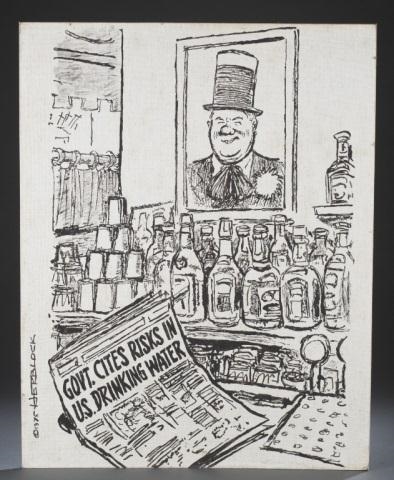 Herbert Block | Political cartoon featuring Winston Churchill (1975 ...