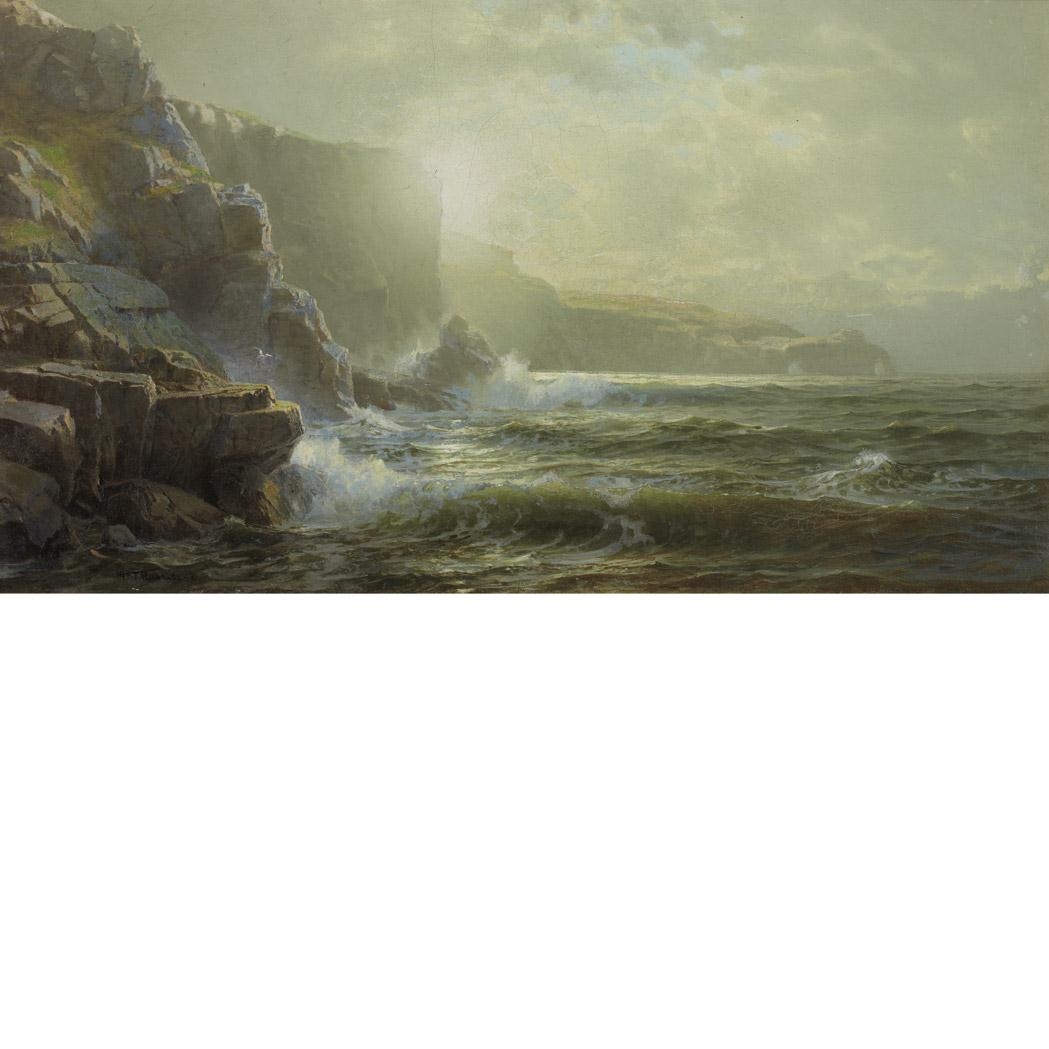 William Trost Richards | Water Gate, Cornwall, England (1902) | MutualArt