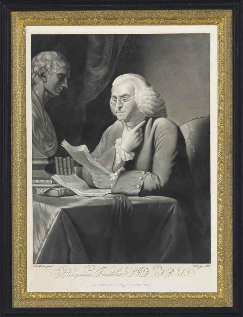 Edward Savage | Benjamin Franklin | MutualArt