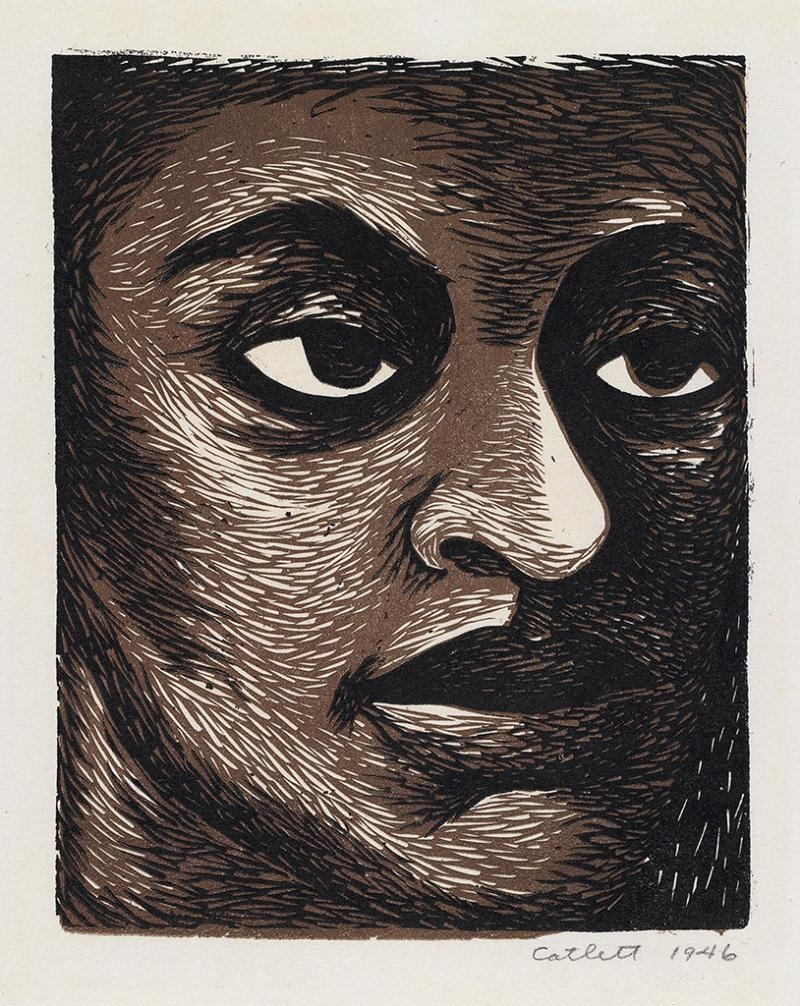 Elizabeth Catlett | Untitled (I am a Negro Woman) (1946) | MutualArt