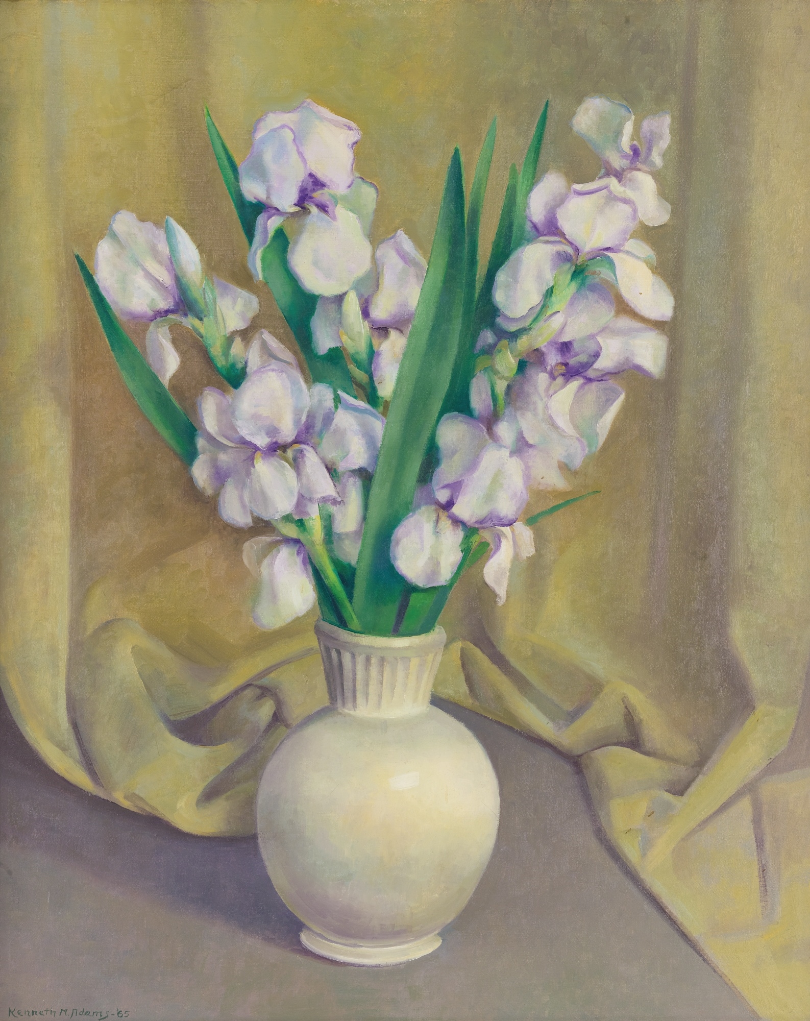 Kenneth Miller Adams | IRISES | MutualArt