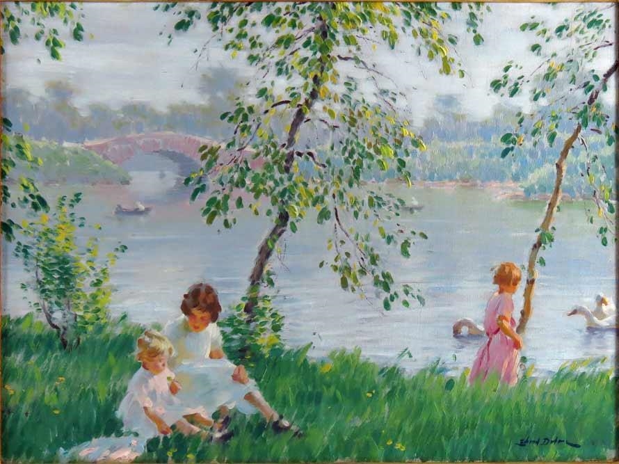 Edward Dufner | ALONG THE BAY | MutualArt