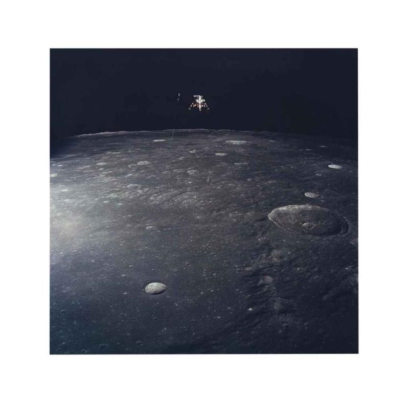NASA | The Lunar module Intrepid over the Ocean of Storms region of the ...