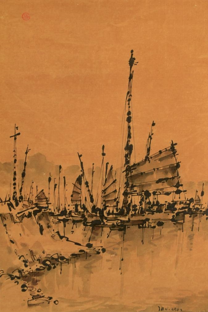 Tan Choon Ghee | BOATS (1962) | MutualArt