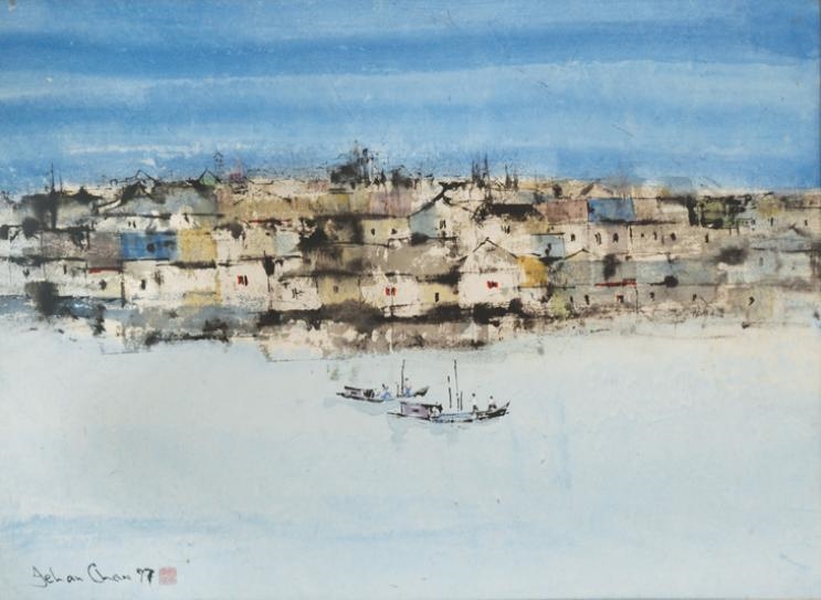 Jehan Chan | BLUE LANDSCAPE (1997) | MutualArt