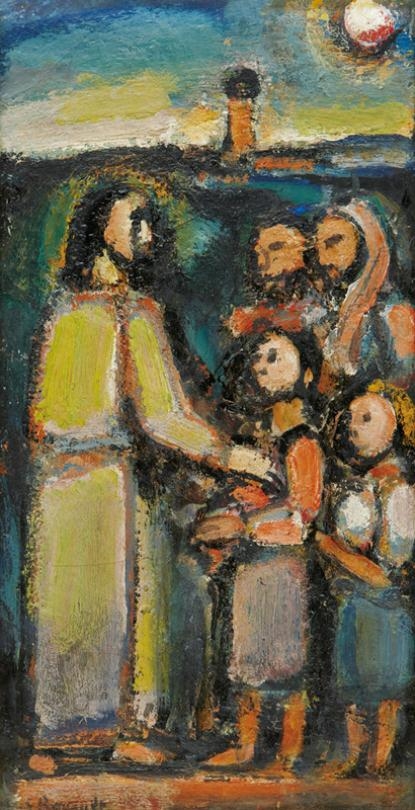 Georges Rouault | Christ et Enfants | MutualArt