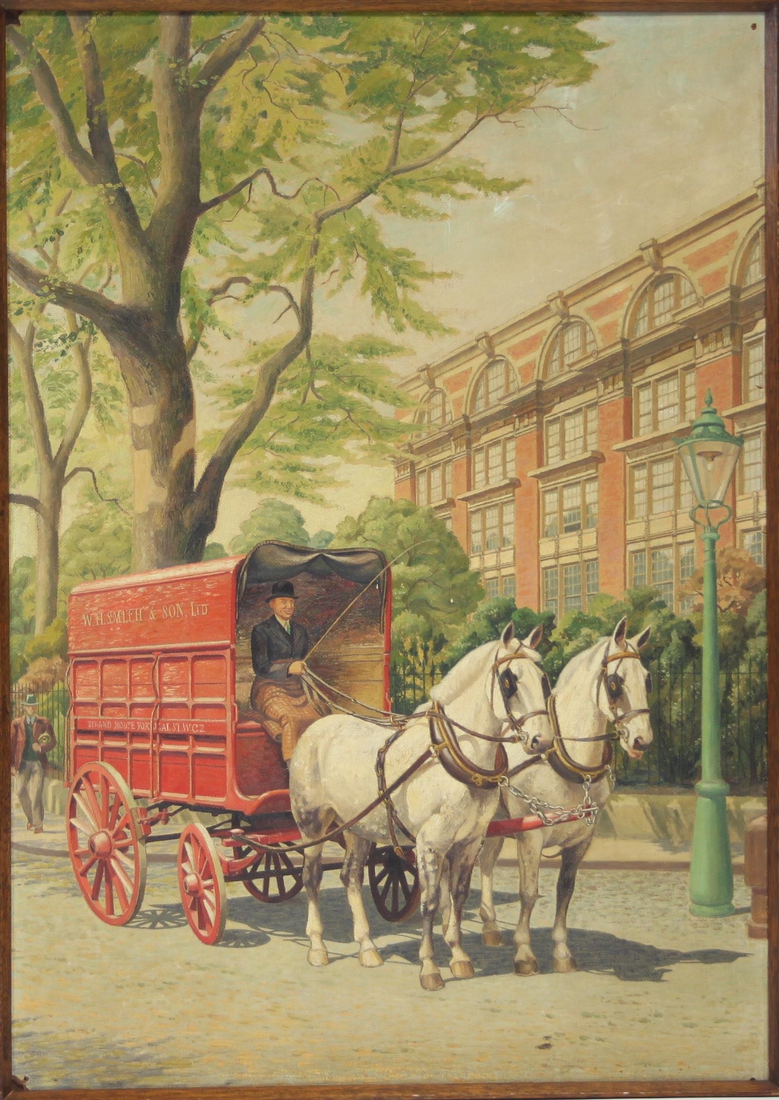 Peter Dooner | London News Horse-Drawn Van | MutualArt