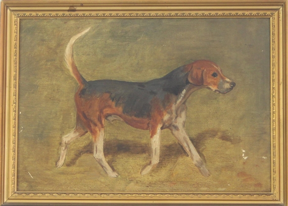 Alfred Grenfell Haigh | Portrait of a Hound | MutualArt