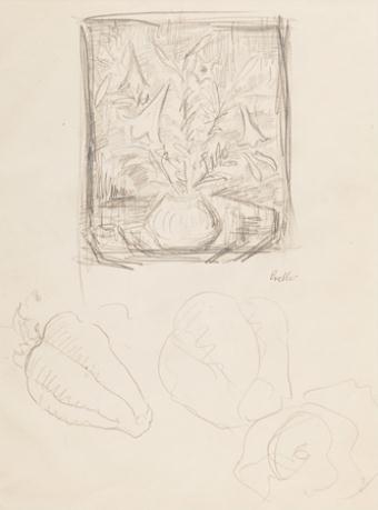 Alexis Preller | Still Life Portrait and Fruit | MutualArt