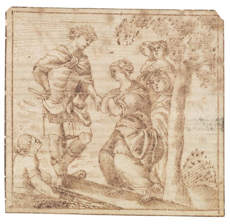 Italian School, 17th Century | Apollo with laurel wreath and flute ...