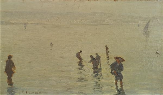 Michalis Economou | Plage grecque | MutualArt