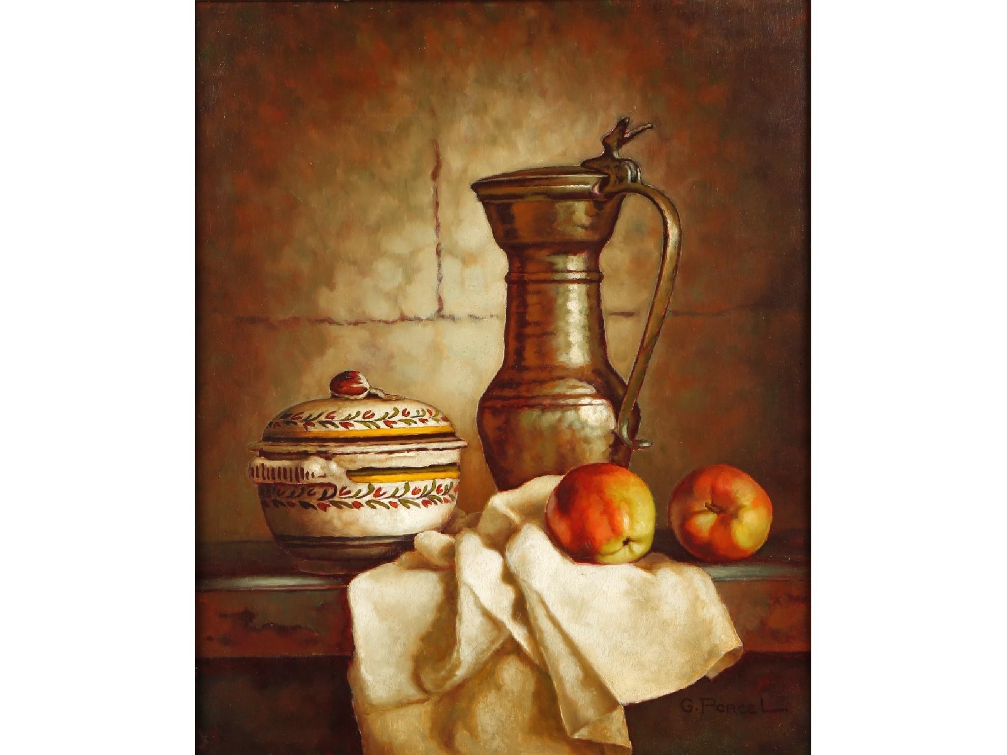 Georges Porcel | STILL LIFE WITH FRUIT | MutualArt