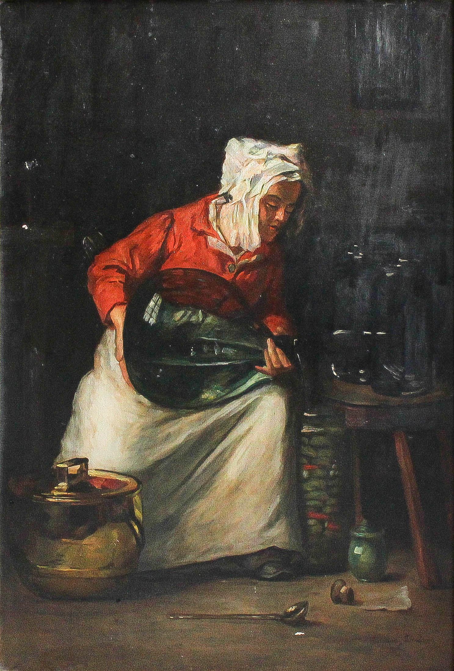 Pat Custer-Denison | Ancient interior scene with woman in 18th Century ...