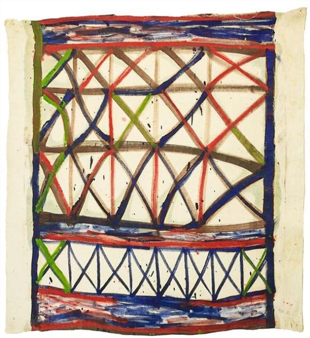 Allen Maddox | Untitled – Polychrome Grid (1976) | MutualArt