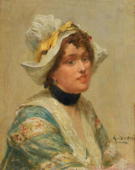 Albert Ludovici | Portrait of a Dutch lady | MutualArt
