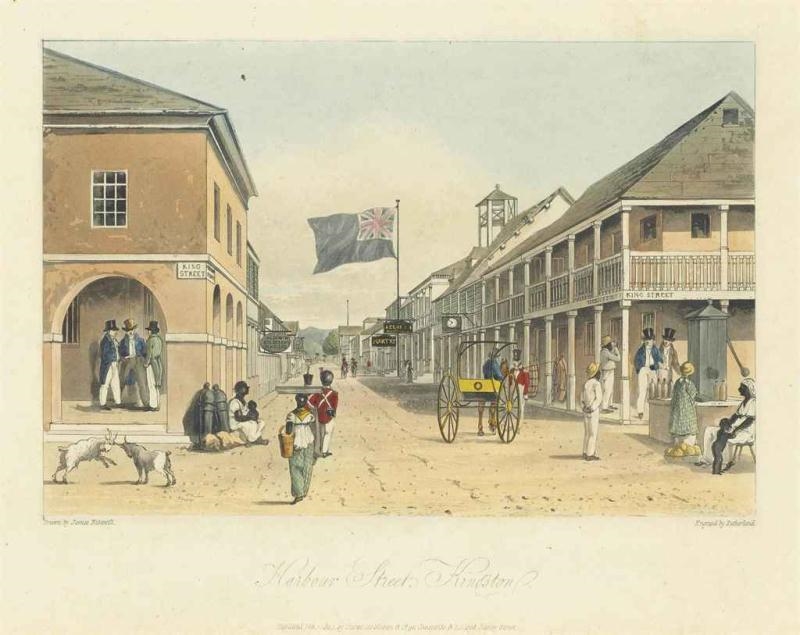 James Hakewill | 14 Works: Kings Square St Jago de la Vega; Harbour ...