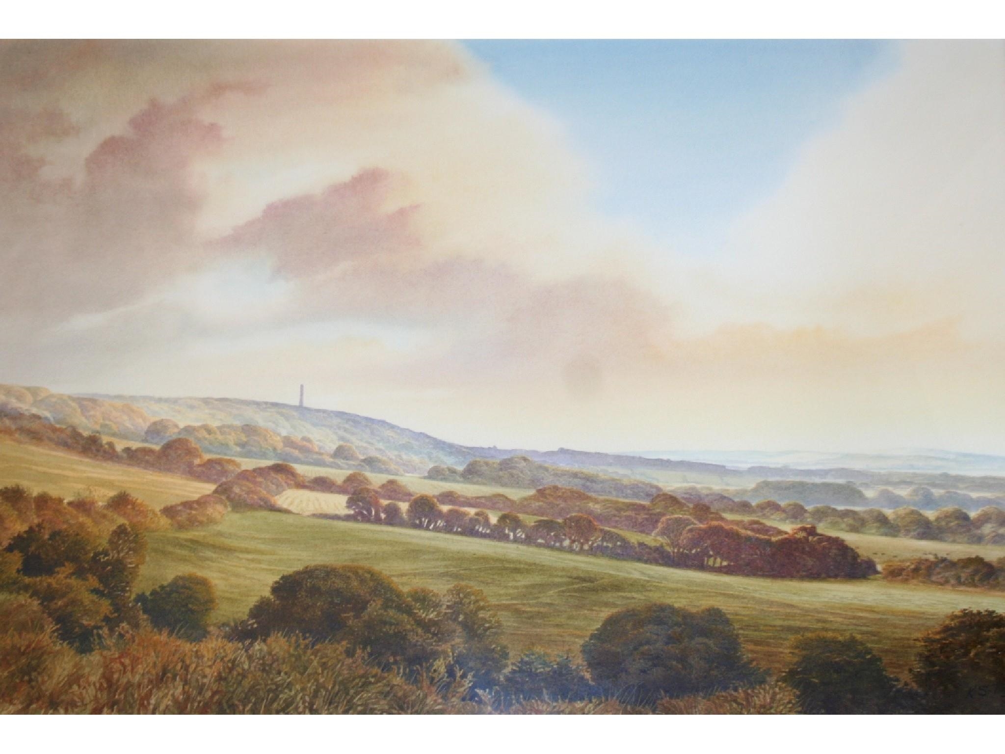 Kenneth Stanley Tadd | 2 Works : Wellington monument ; Evening River ...