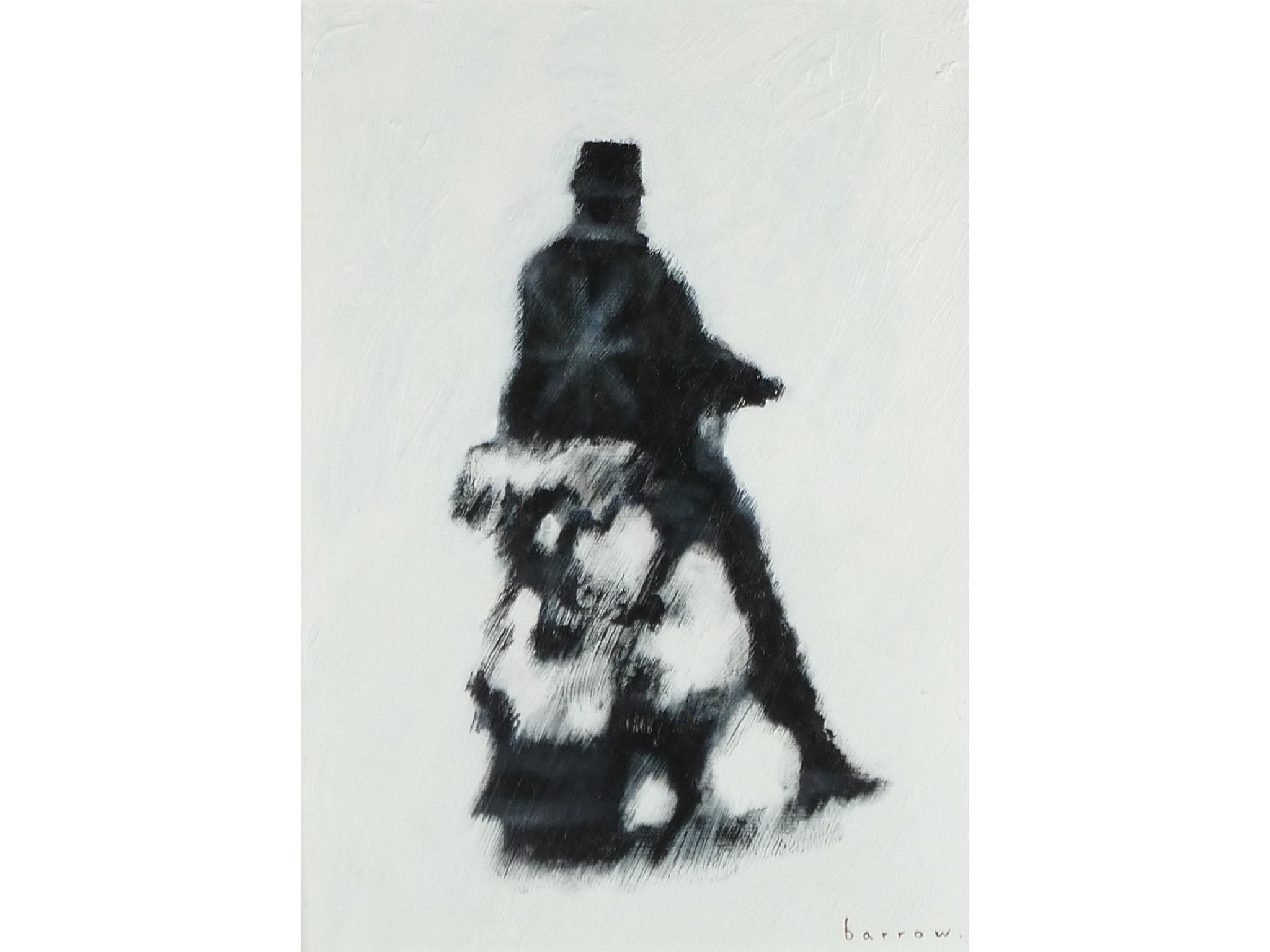 David Barrow | Man on a motor scooter | MutualArt
