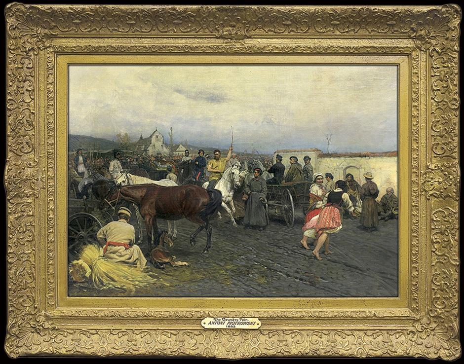 Antoni Piotrowski | Russian Patrol Checkpoint (1883) | MutualArt