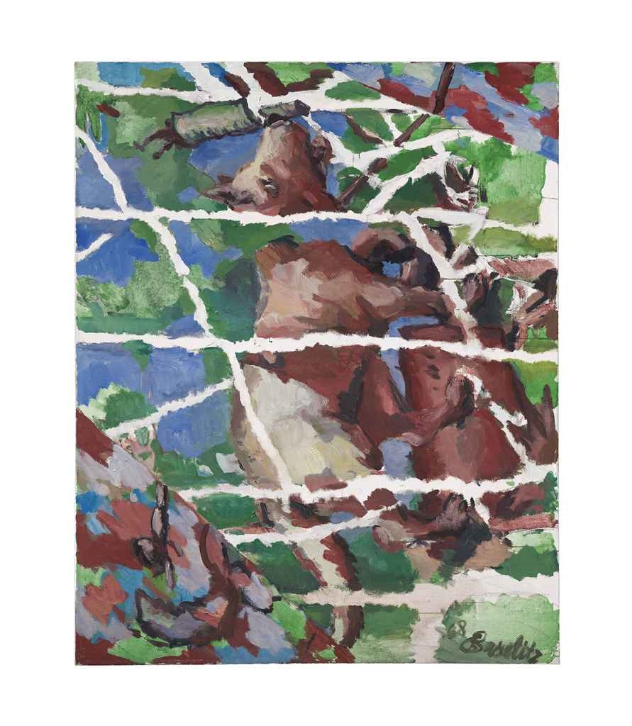 Georg Baselitz | EIN GROSSER HUND (1968) | MutualArt