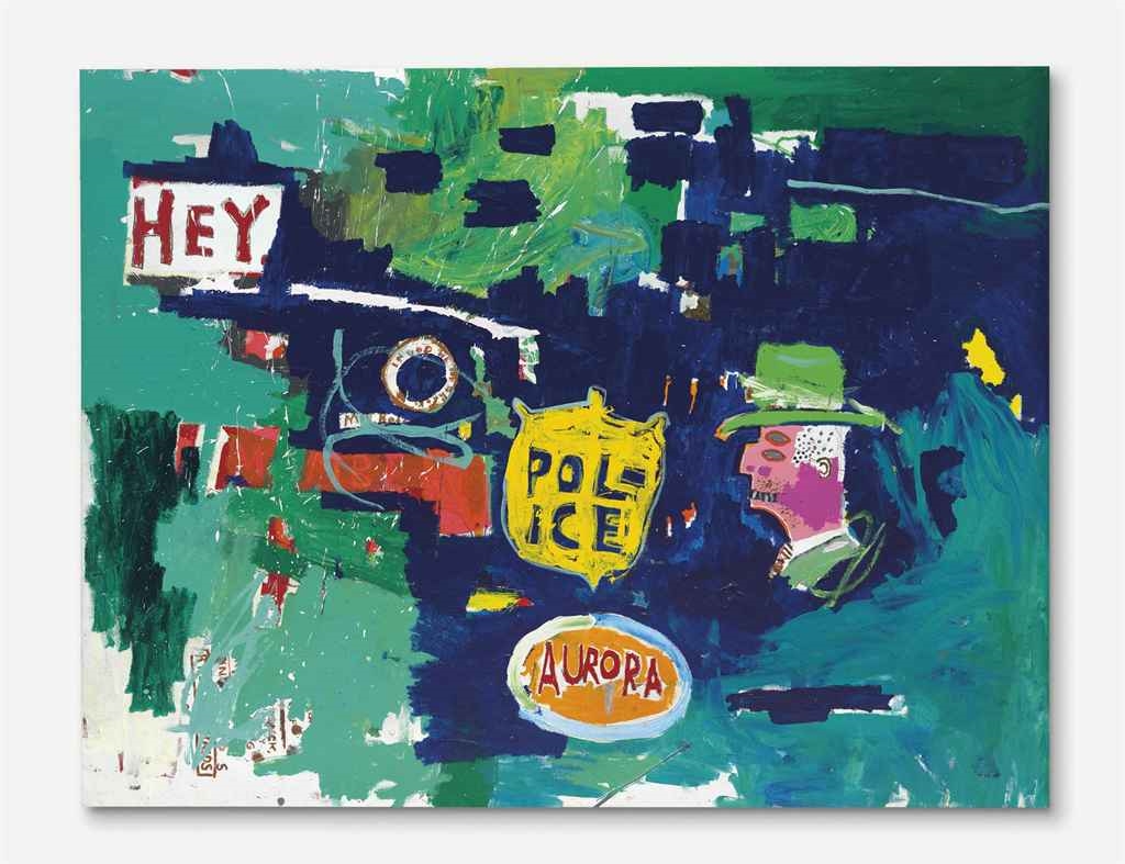 Jean-Michel Basquiat | Riddle Me This, Batman (1987) | MutualArt