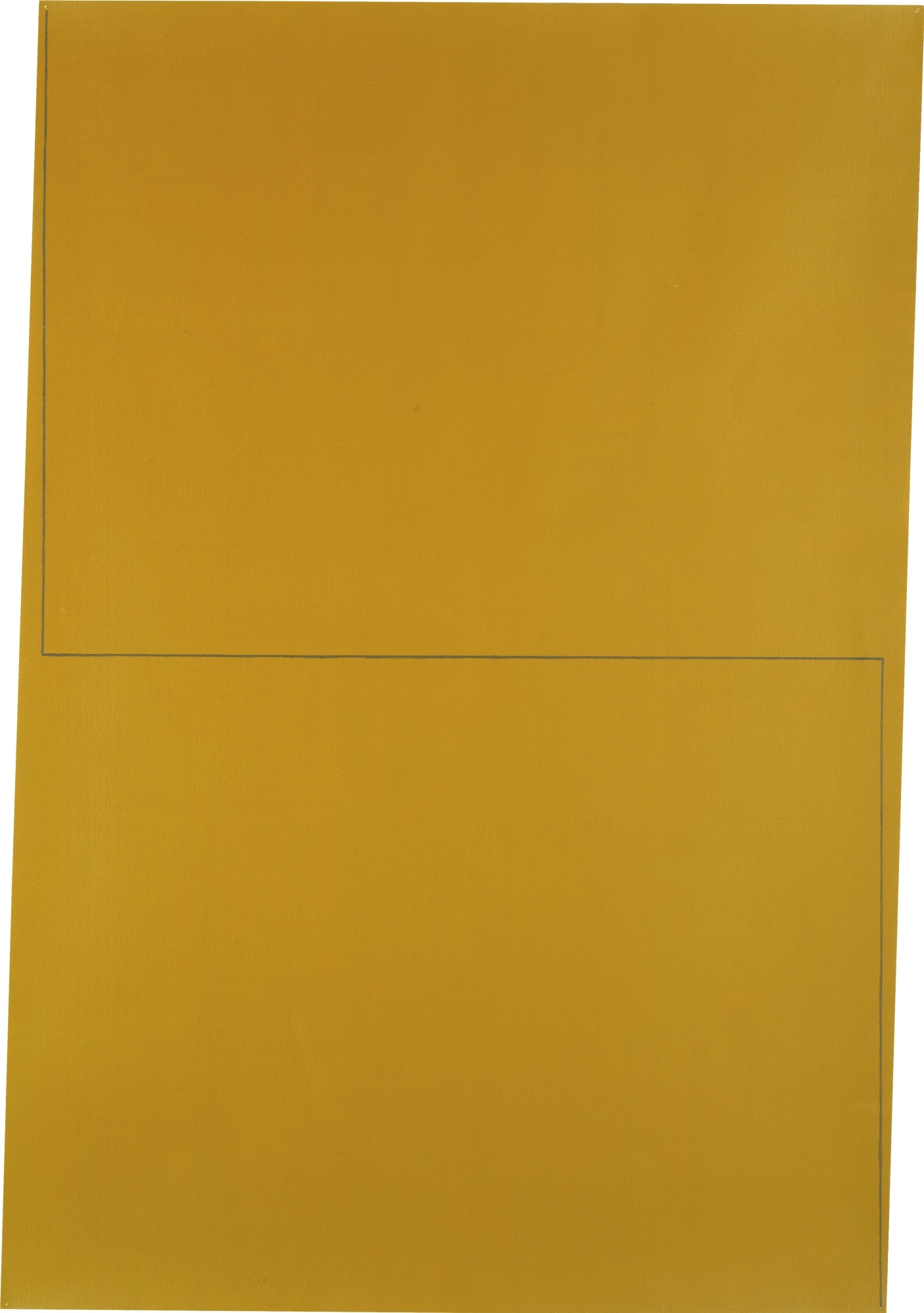 Robert Mangold | DISTORTED RECTANGLE WITH LINE DIVISION (1979) | MutualArt