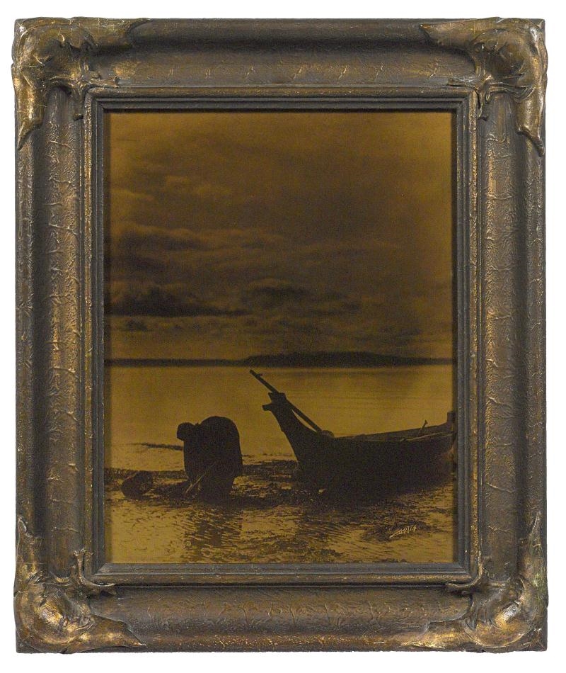 Edward S. Curtis | The Clam Digger (1900) | MutualArt