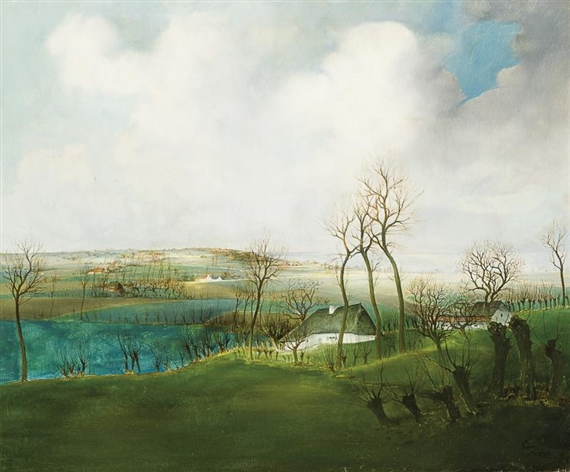 Leo Piron | Landscape, Etikhove (1941) | MutualArt