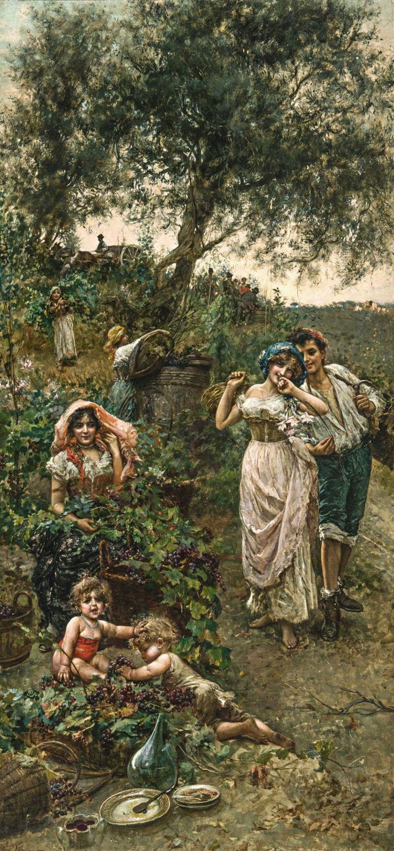 Salvatore Postiglione | The Grape Harvest | MutualArt