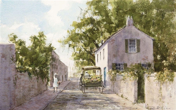 Ray Ellis | Flower Cart | MutualArt