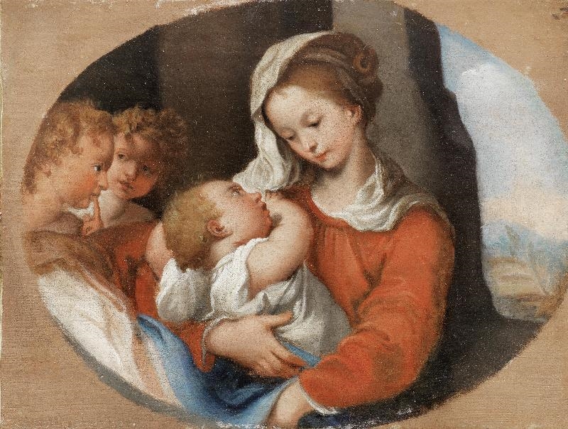 Pasquali de Rossi | The Madonna and Child with angels | MutualArt
