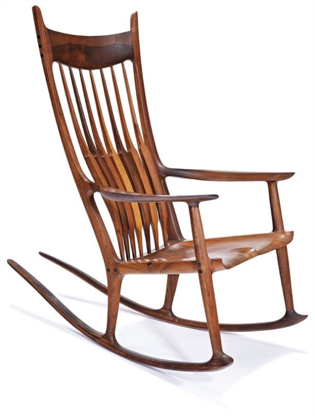 Sam Maloof | Rocking chair (1990) | MutualArt