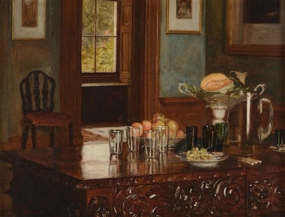 Edith Hayllar | Crumbs from a rich man's table | MutualArt