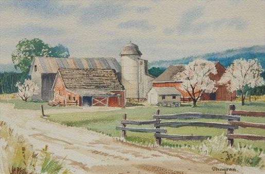 Kinley Shogren | Farm Scene | MutualArt