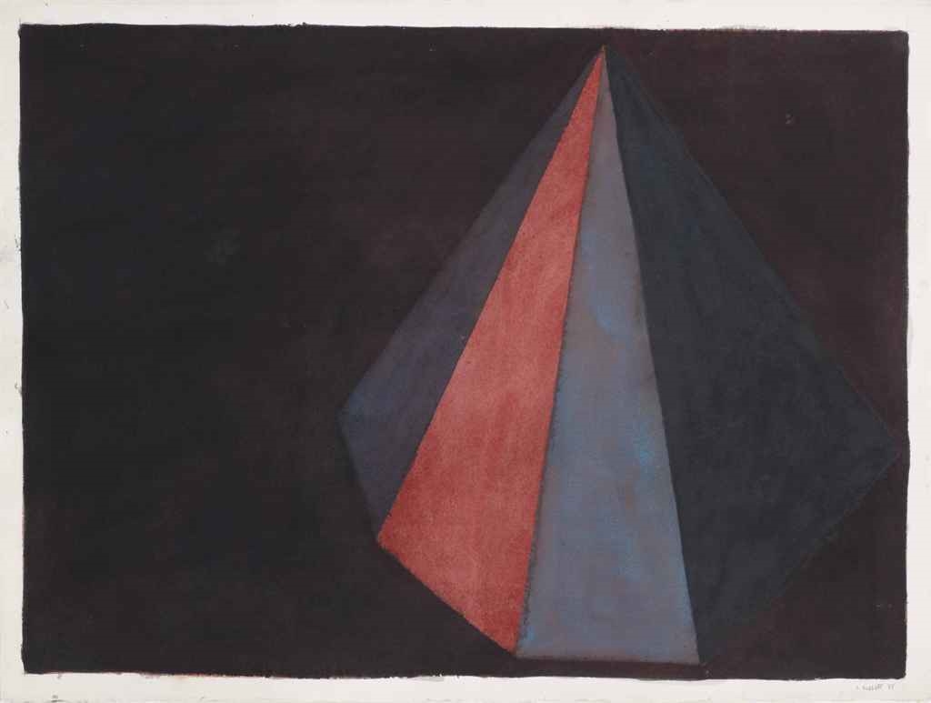 Sol LeWitt | Asymmetrical pyramid (1985) | MutualArt