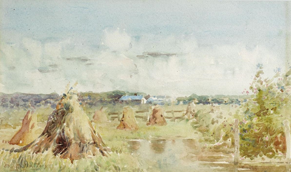 Walter Withers | The Wet Harvest (1911) | MutualArt