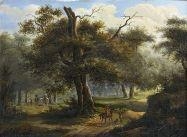 Philippe Budelot | Scène de chasse à courre en forêt | MutualArt