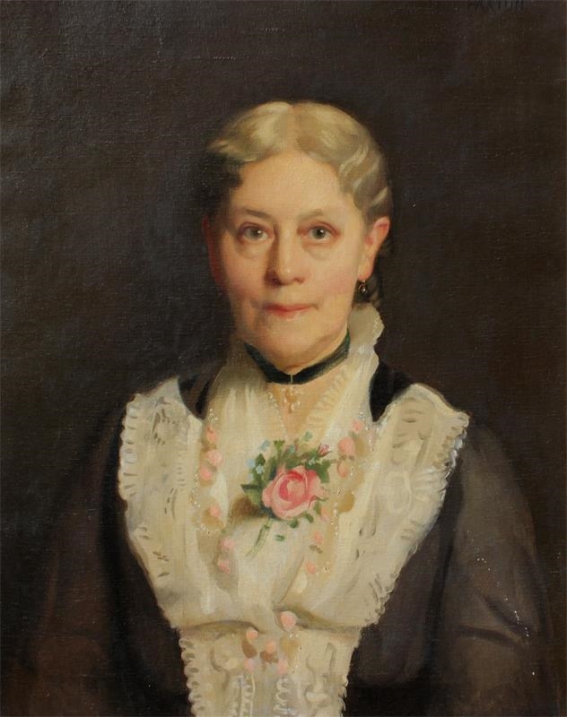 William McGregor Paxton | Portrait Painting of Mabel Fuller Blodgett ...