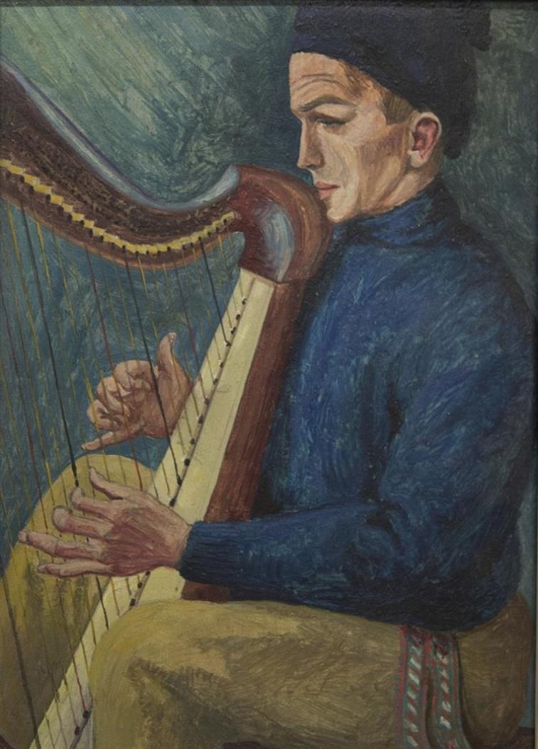 Harry Kernoff | PORTRAIT OF CHRISTOPHER CASSON | MutualArt