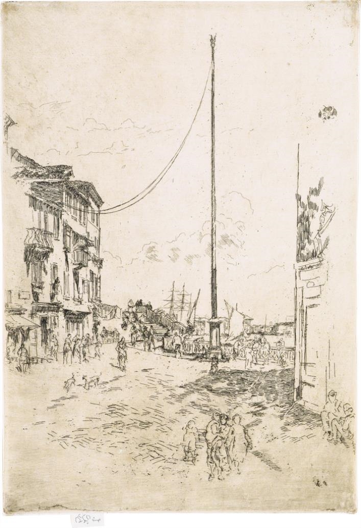 James Abbott McNeill Whistler | The Little Mast (1879 - 1880) | MutualArt