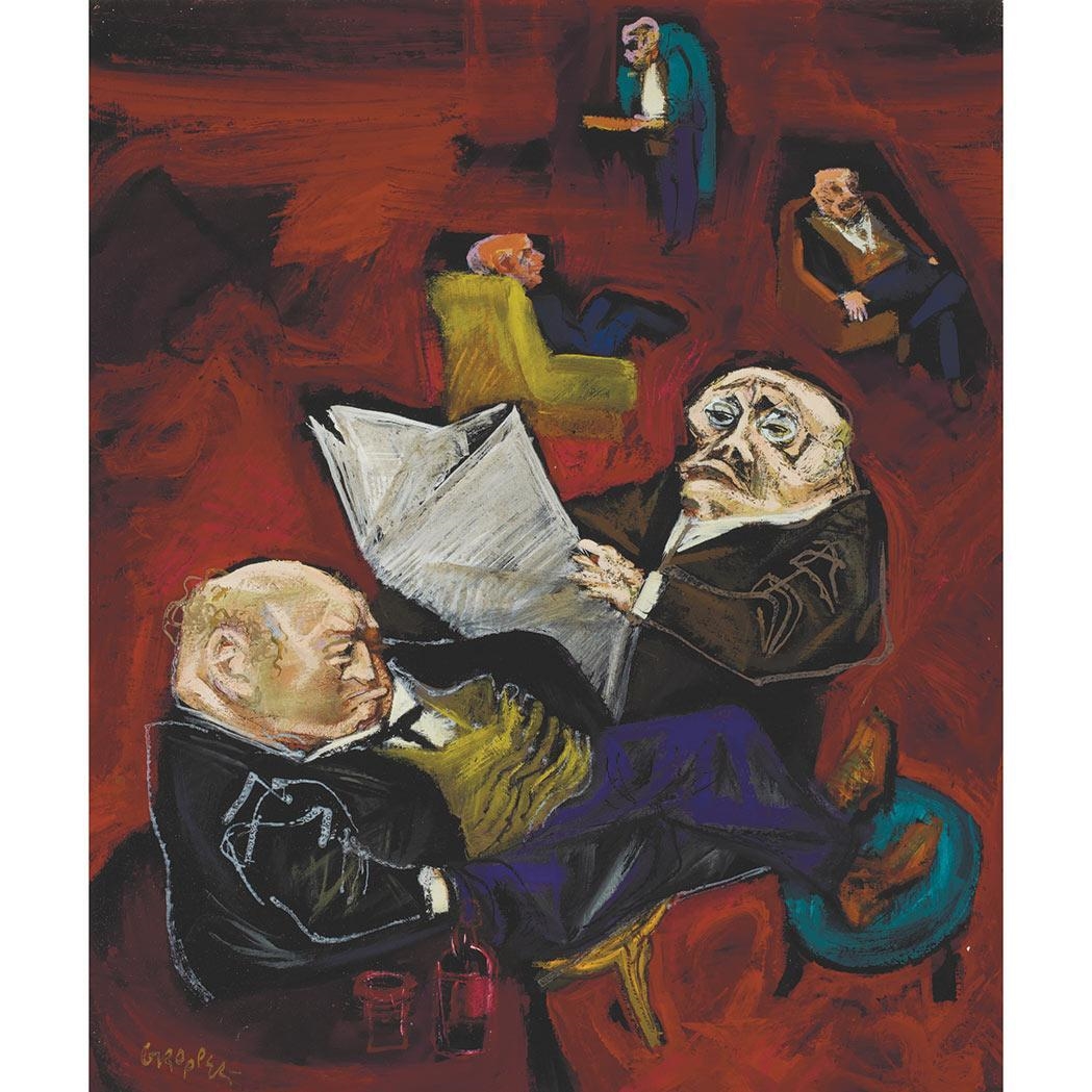 William Gropper | Reading Room | MutualArt