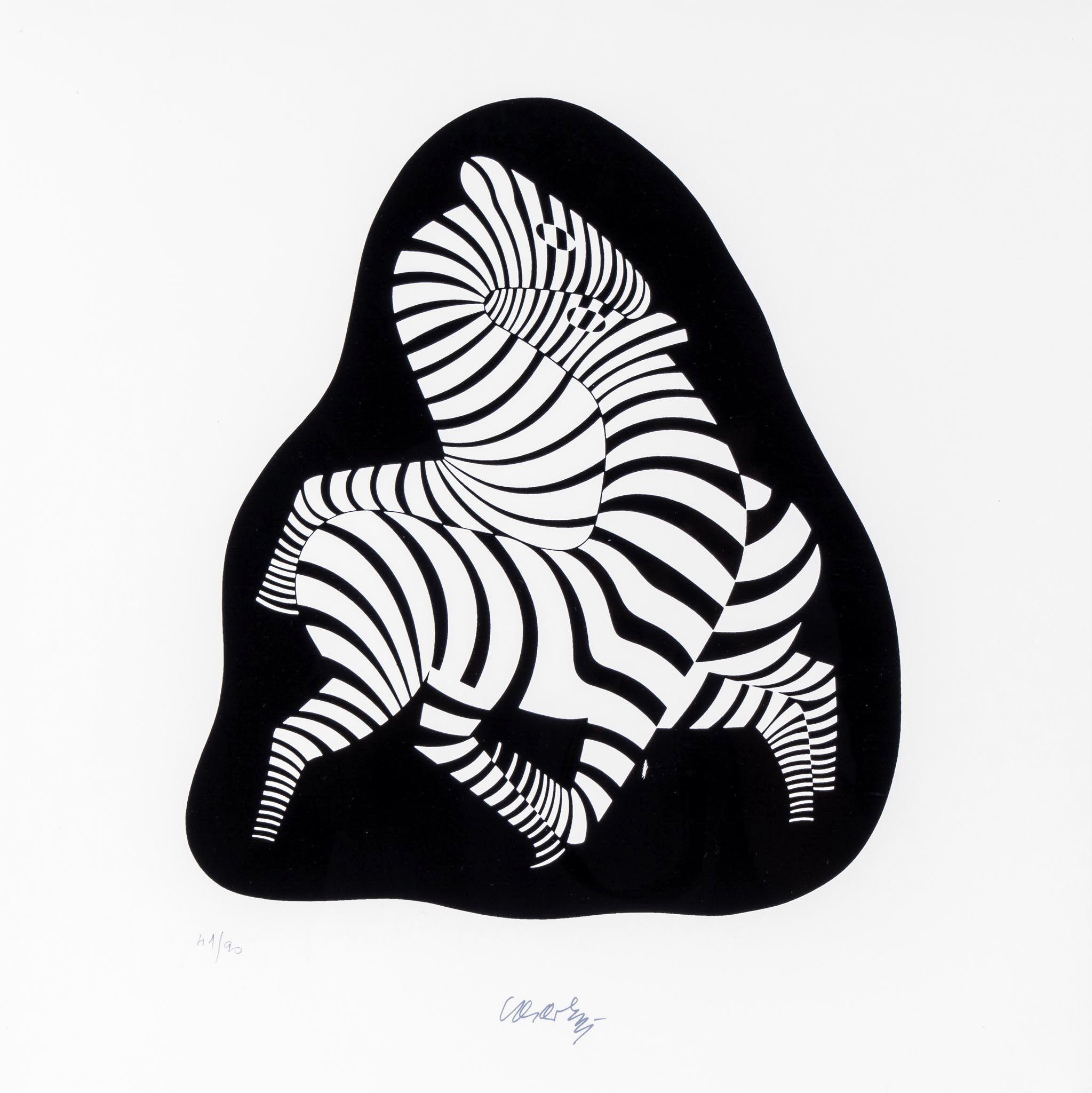 Victor Vasarely | Zebras | MutualArt