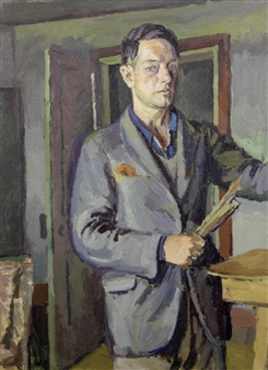 Grant Duncan | Boats on the Thames in West London (1944) | MutualArt