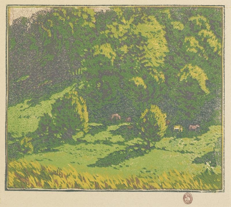 Gustave Baumann | 2 Works: Untitled; Three Colors Superimposed | MutualArt