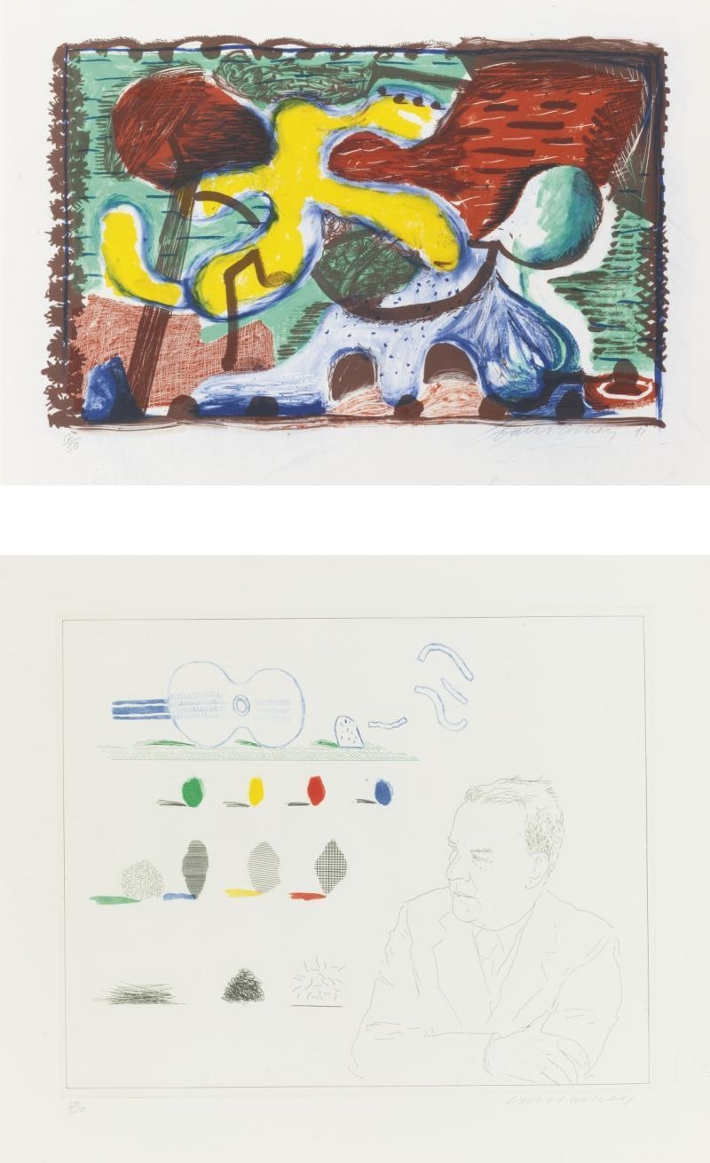 David Hockney | 2 Works: The New and the Old and the New; The Poet ...