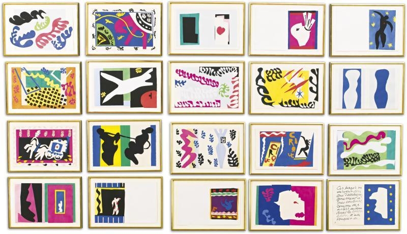 Henri Matisse | L'enterrement de Pierrot, aus: Jazz (1947) | MutualArt