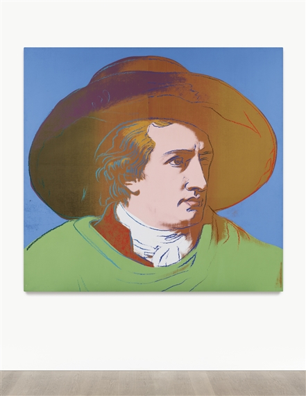Andy Warhol | PORTRAIT OF JOHANN WOLFGANG GOETHE (1981) | MutualArt