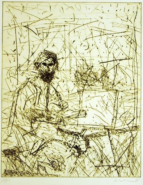 Friedemann Hahn | Kopf nach van Gogh (1985) | MutualArt