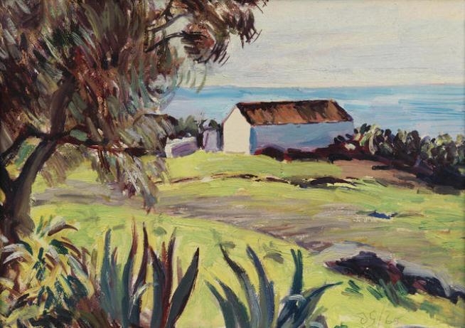 Duncan Grant | Figures in a Landscape After Poussin (1967) | MutualArt