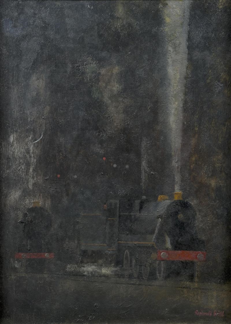 Reginald Brill | Two Locomotives | MutualArt